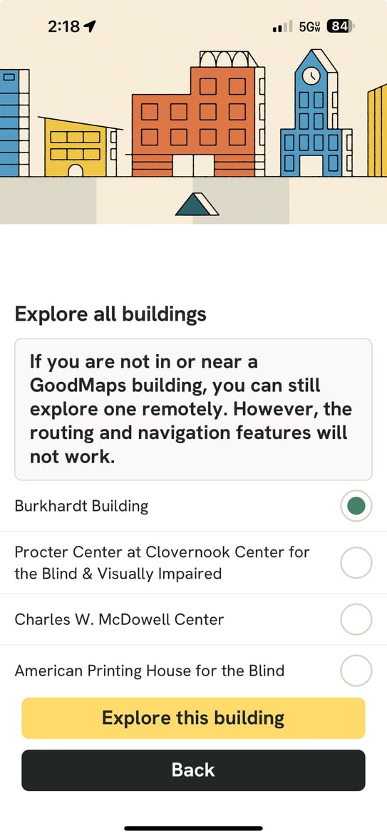 All GoodMaps Building Directory
